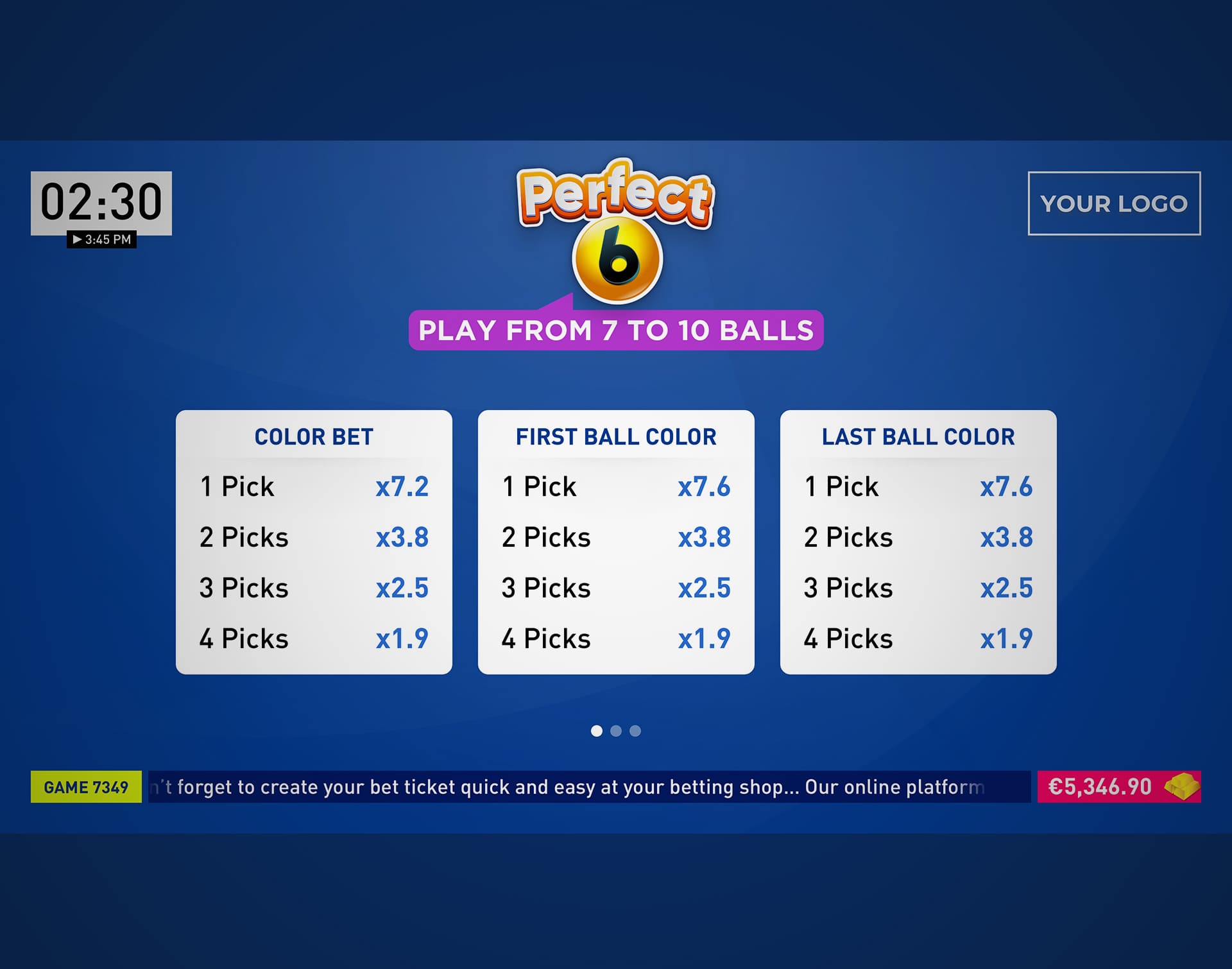 Perfect Six - Betting Number Games B2B | GoldenRace