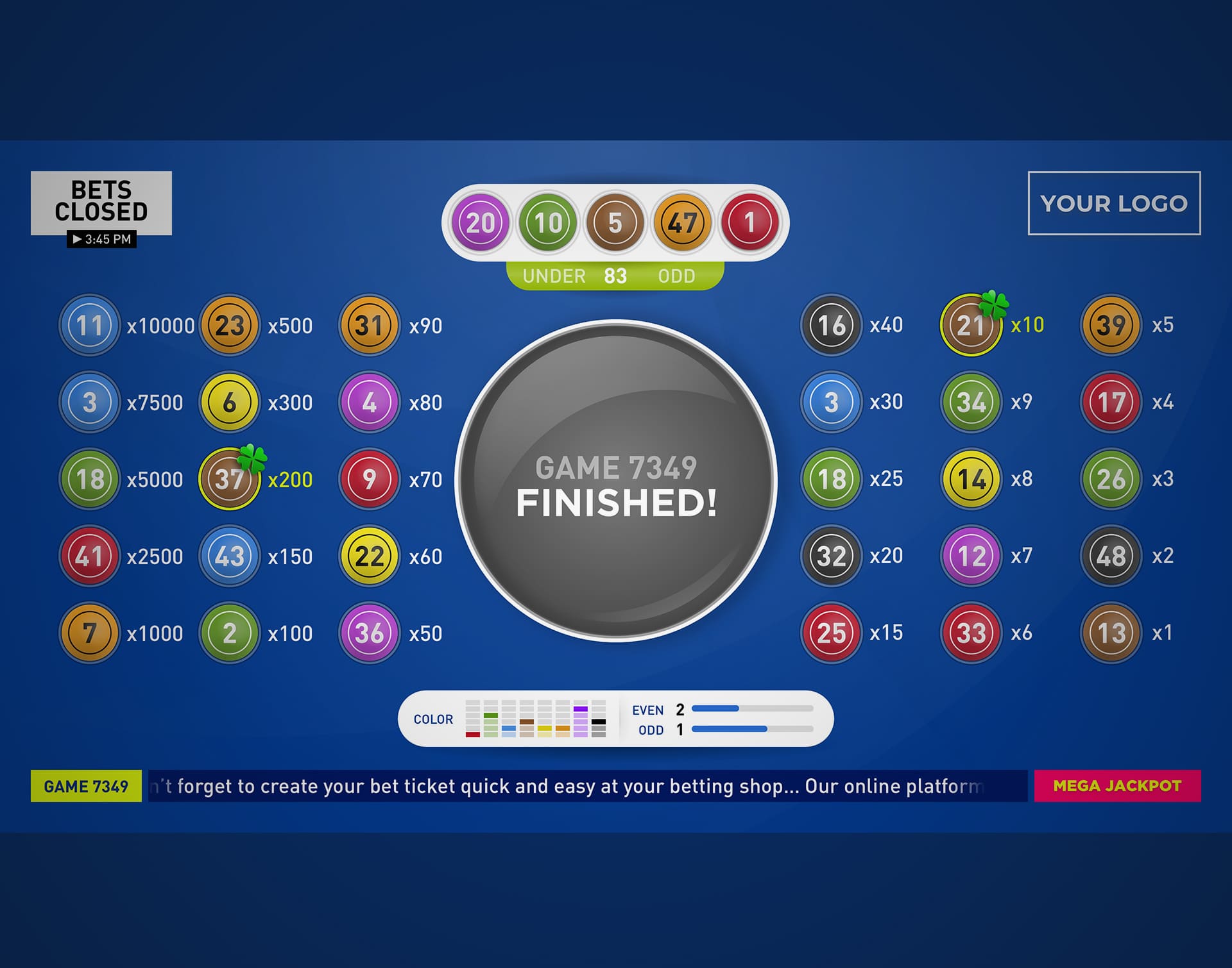 Perfect Six - Betting Number Games B2B | GoldenRace