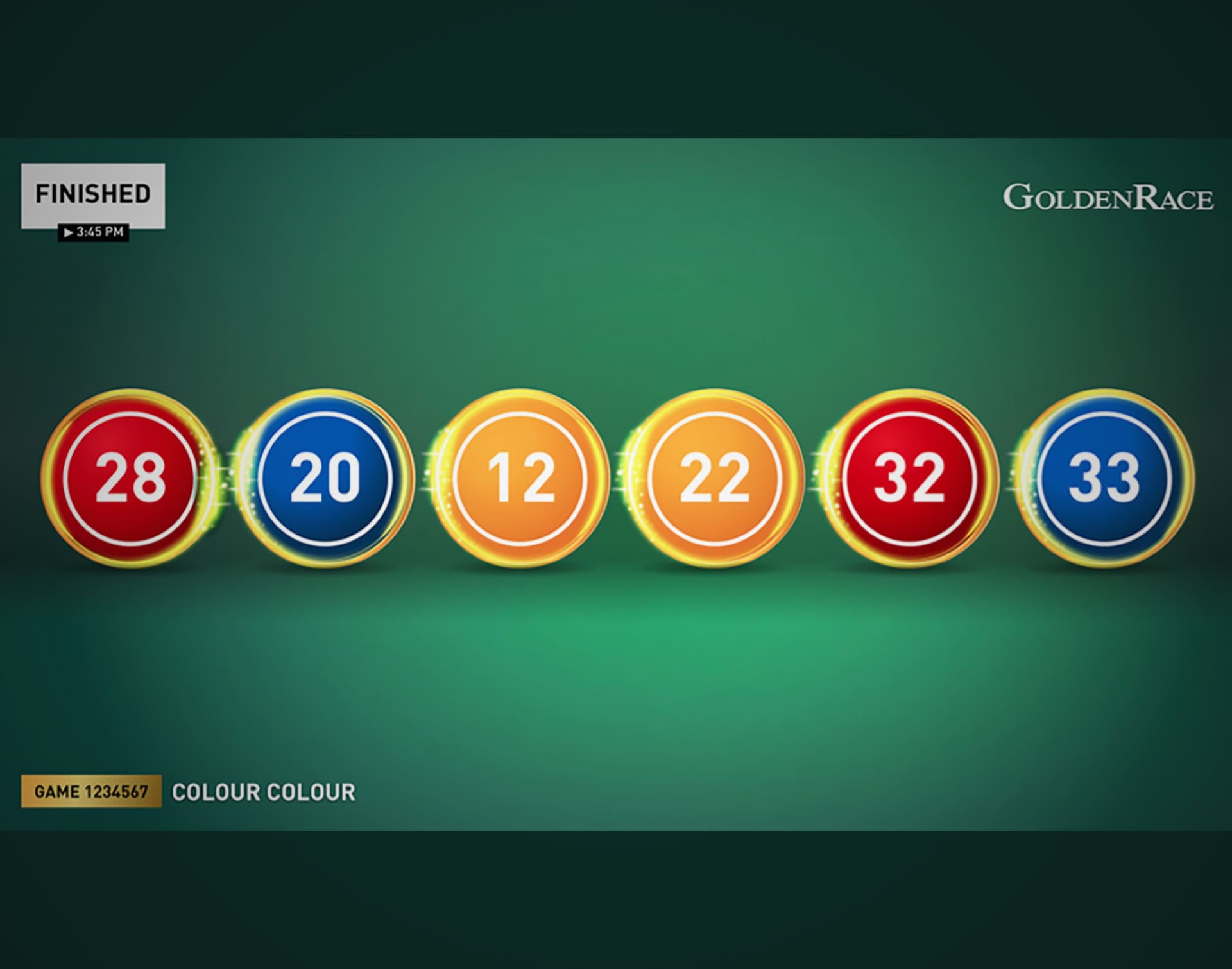 Colour Colour - Betting Number Games B2B | GoldenRace